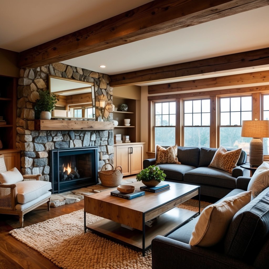 Rustic living room store